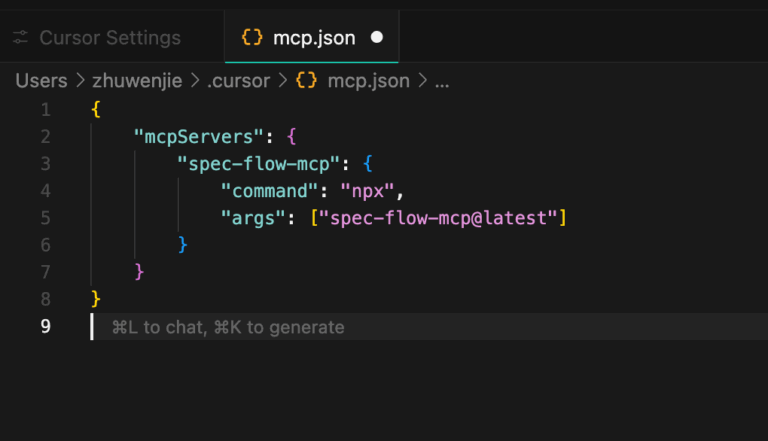Spec Flow MCP 在Cursor中的使用指南 - Hana - 探索有趣的世界